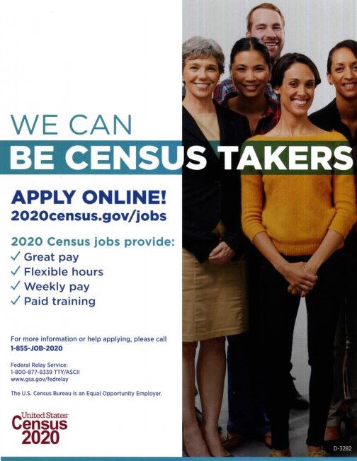 2020 US Census Job Opportunities | The Ranch HOA